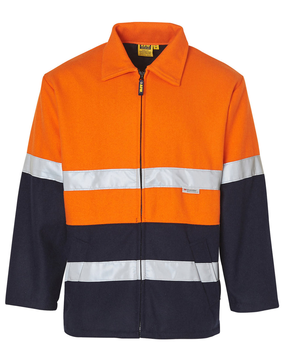 Hi-Vis Two Tone Bluey Safety Jacket – Trademates Workwear