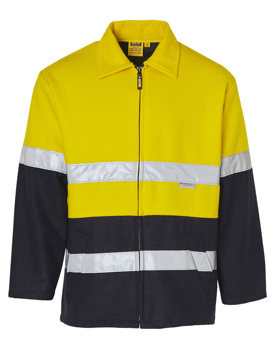 Hi-Vis Two Tone Bluey Safety Jacket – Trademates Workwear