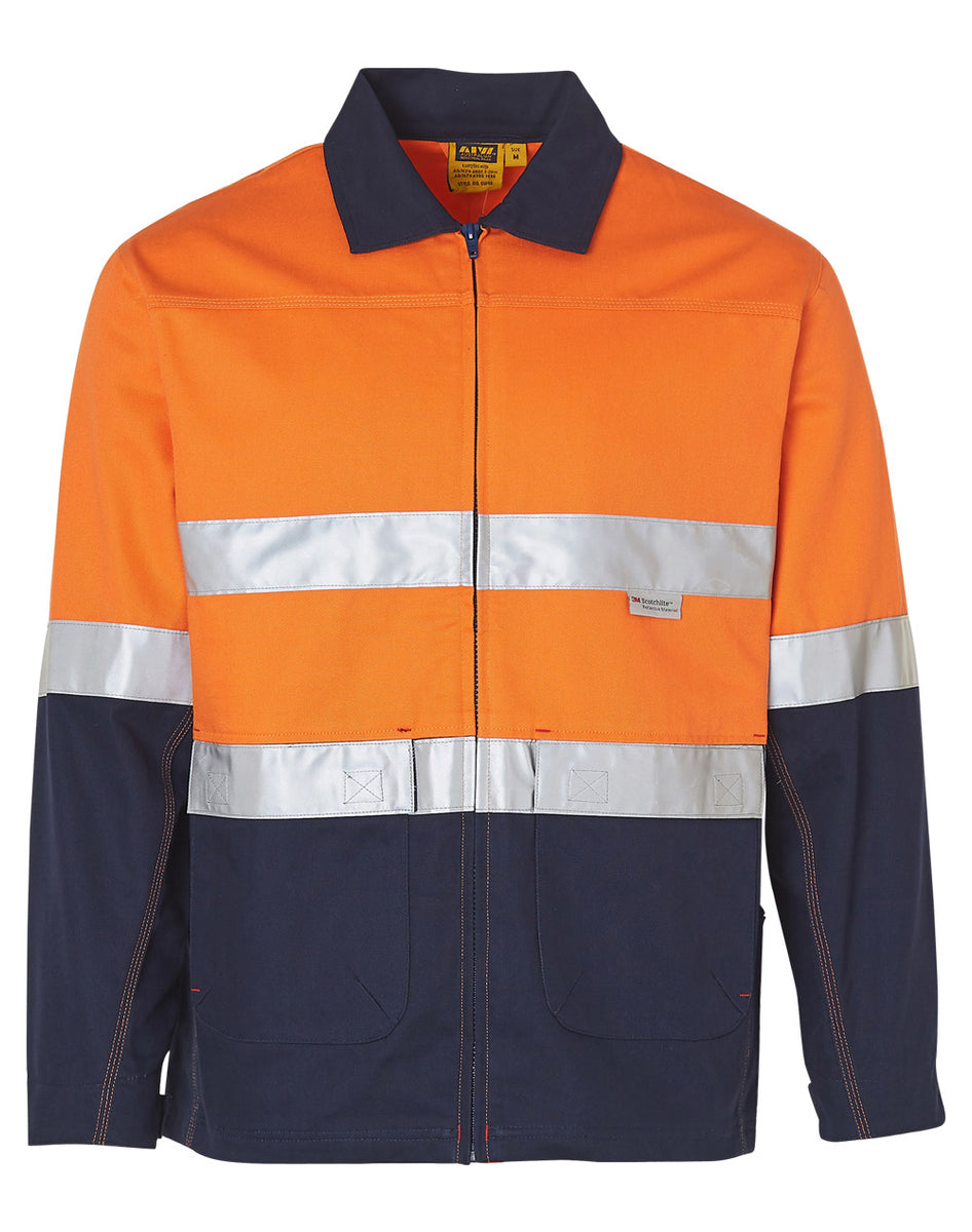 Hi-Vis Two Tone Work Jacket with 3M Tapes – Trademates Workwear